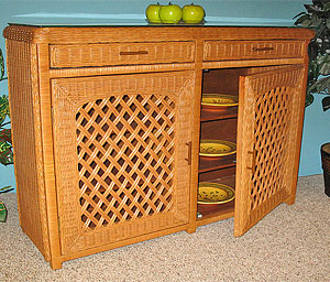 Wicker Cabinets